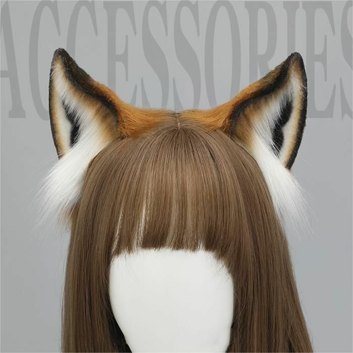 Ободок аниме косплей Ушки лисы уши лисьи