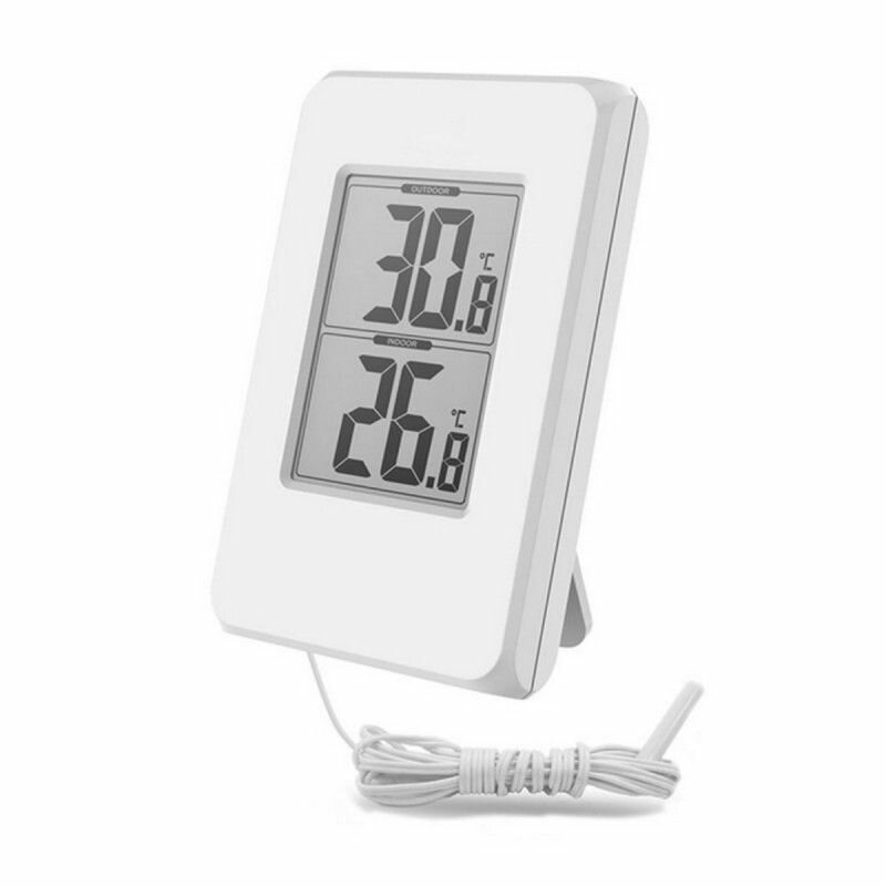 Термометр цифровой с внешним датчиком BALDR E0108T2C WHITE