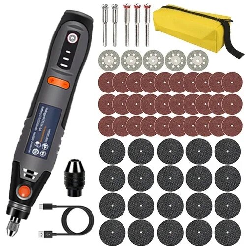 Беспроводная дрель Dremel 3-скоростная 60PCS accessory