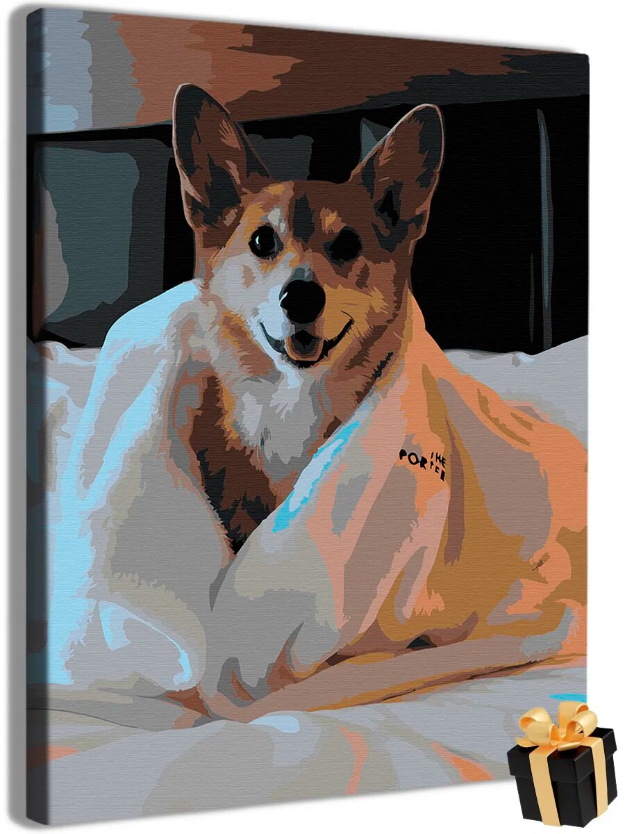 Картины по номерам Корги