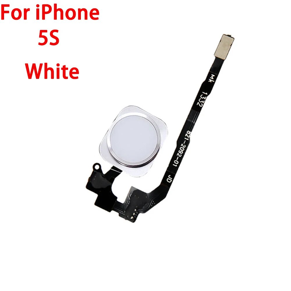 Меню Кнопка Домой клавиша с гибким кабелем для iPhone Φ 6 6P 6s 6sP 7 7P 8 Plus запасные части 5S White
