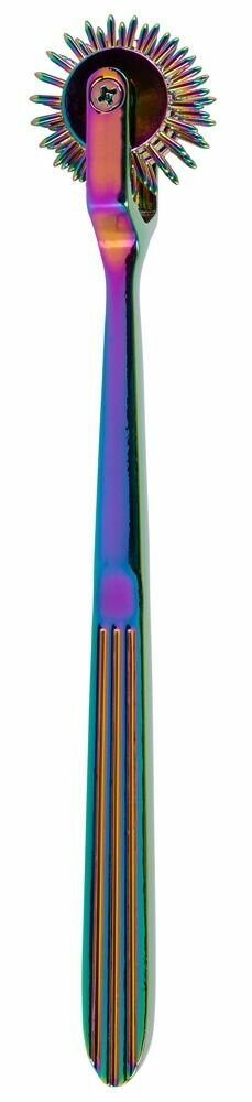 Радужное колесо Вартенберга Rainbow Triple Pinwheel,18,5 см, разноцветный, металл, Унисекс, BDSM, садо-мазо товары