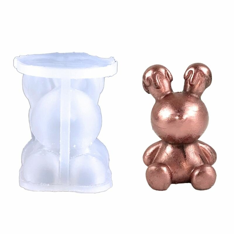 Силиконовая форма для украшения медведя