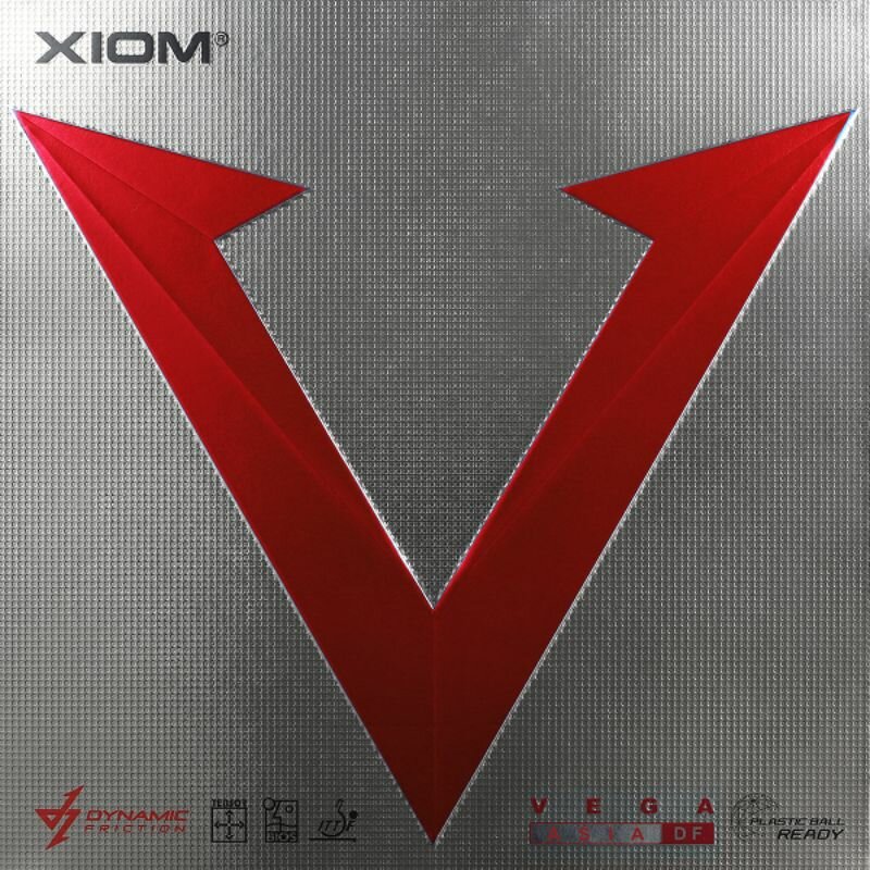 Накладка для н/тенниса XIOM Vega Asia DF, Red, 2.0