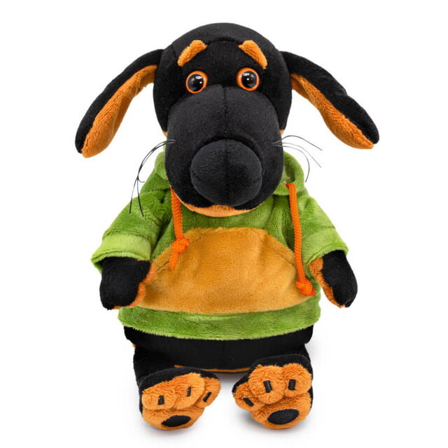 Budi Basa Мягкая Игрушка Пес Ваксон BABY в свитшоте (19см) VB-046