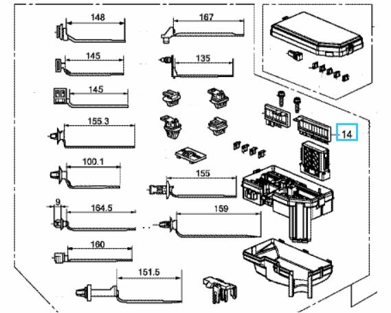 Предохранитель, мульти блок (Оригинал)