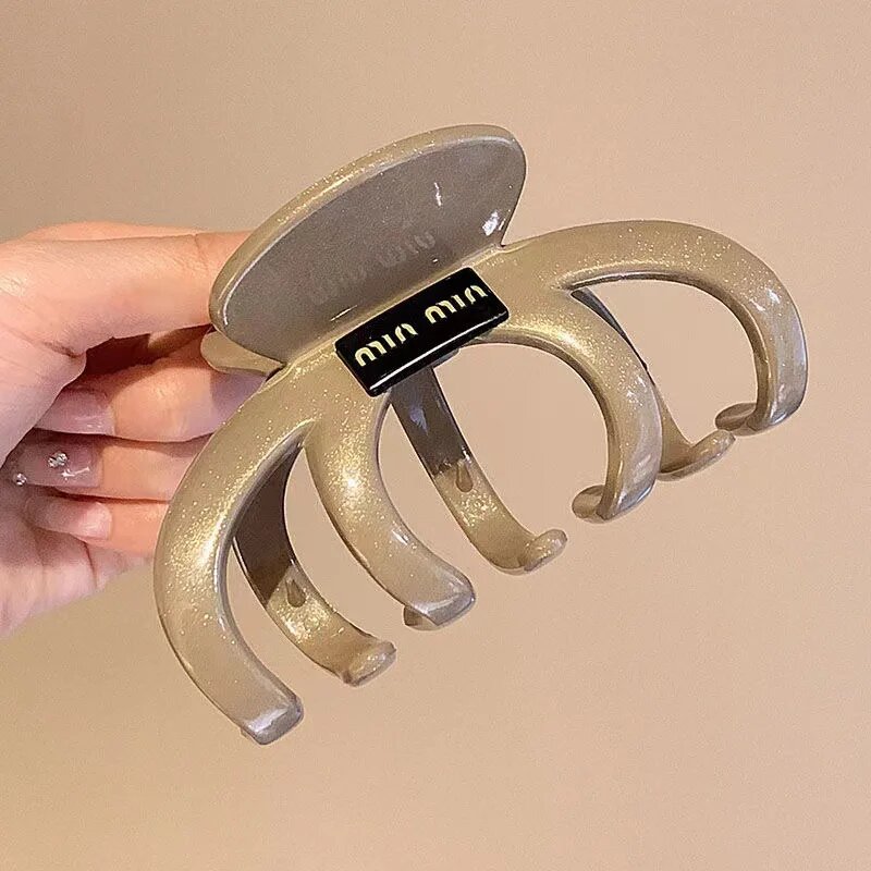 Пластиковые заколки-крабики для густых волос