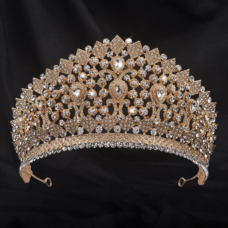 Золотая корона Levery Zircon для конкурсов