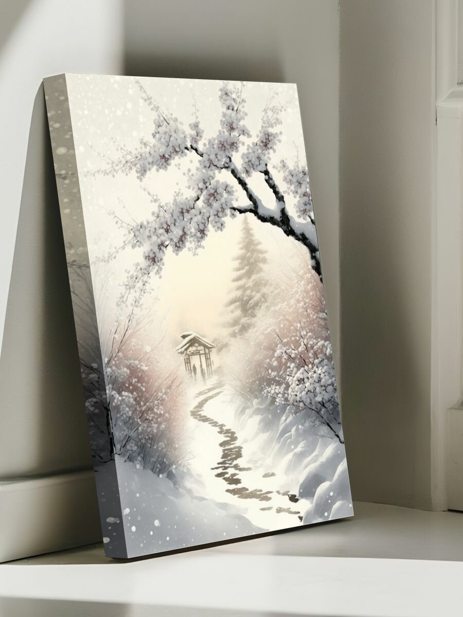 Картина После снегопада 30х40 1 шт.