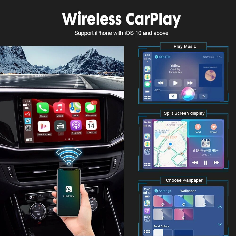 Carlinkit Wireless CarPlay Android Auto CCPA — фото 1