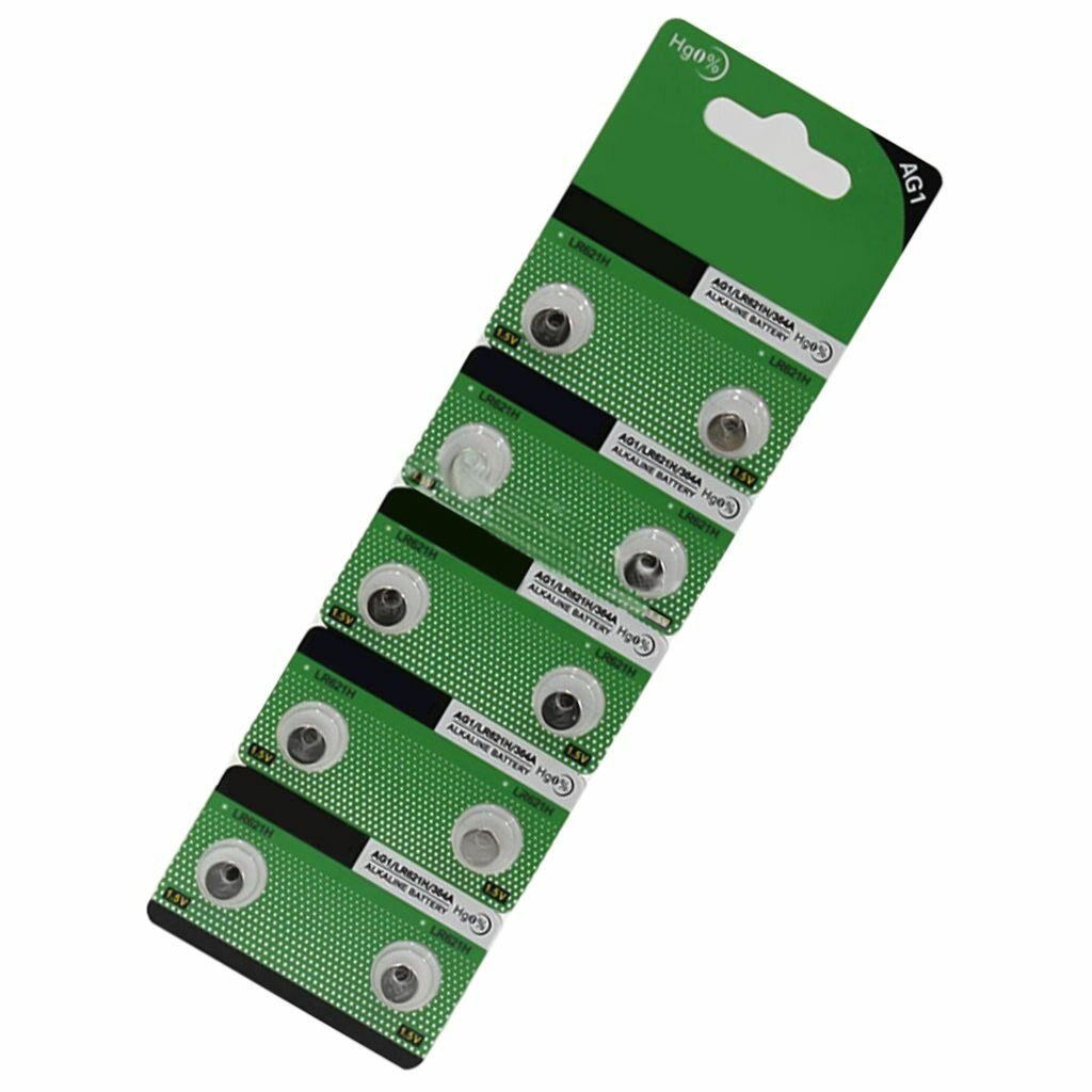 Батарея, AG1 LR621 качественная батарейка, упаковка на 10 штук