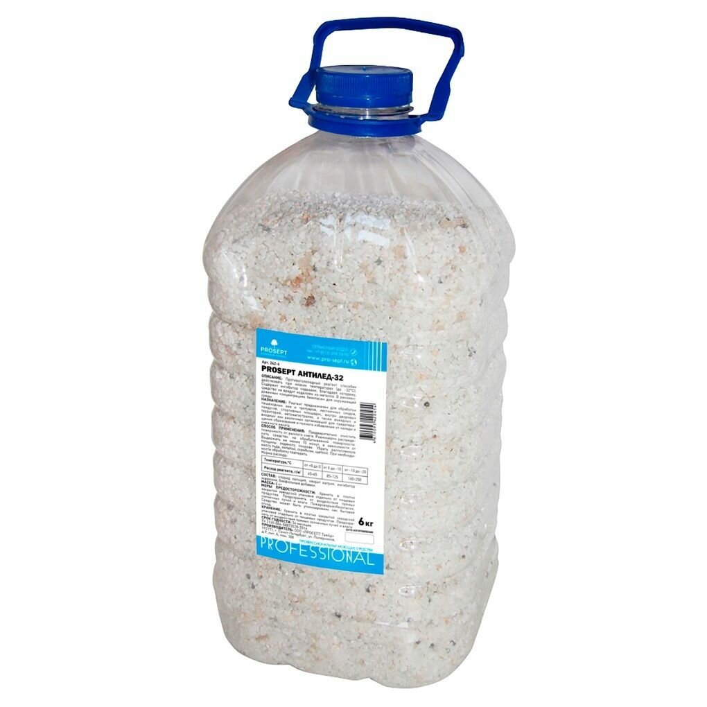 Противогололедный реагент Prosept Антилед-32 (6кг)