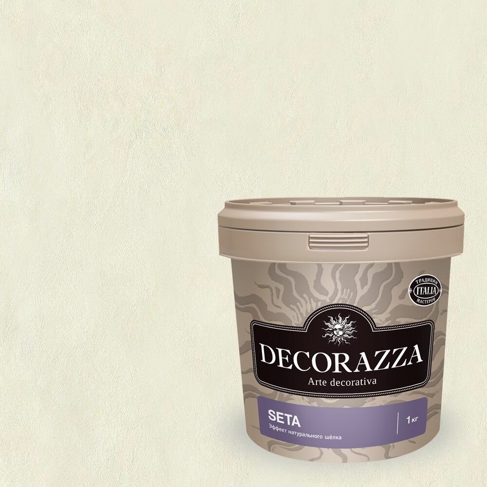 Декоративная штукатурка с эффектом натурального шелка Decorazza Seta (1кг) ST 11-85