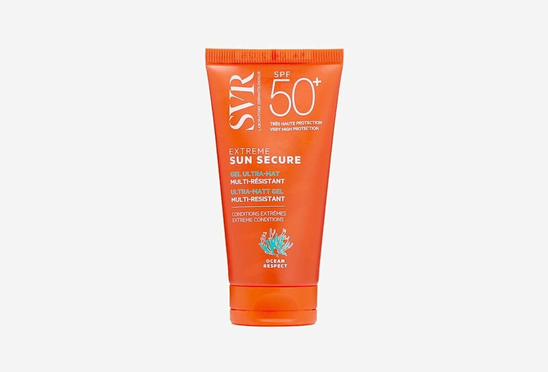 Матирующий солнцезащитный гель для лица, SPF 50+ SVR EXTREME SUN SECURE 50 мл