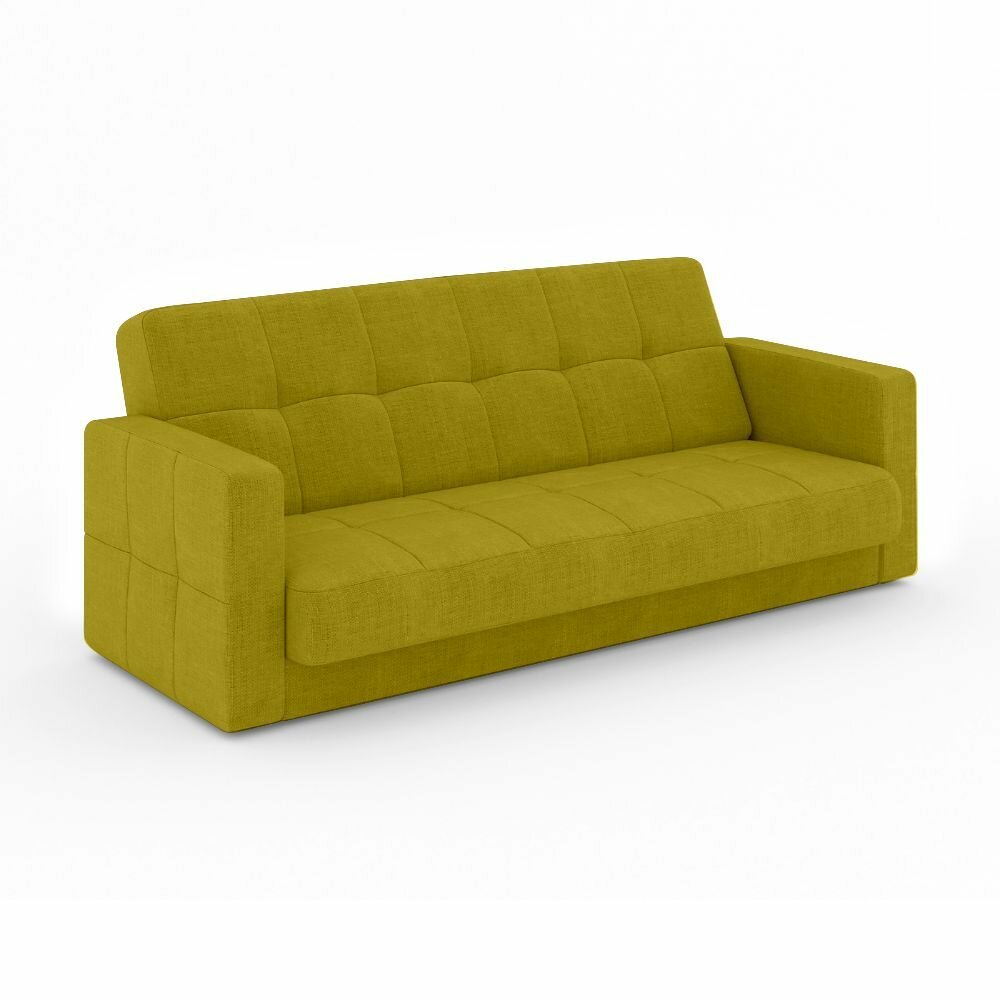 Диван-кровать Адель механизм Книжка фокус- мебельная фабрика 220х95х90 см горчичный