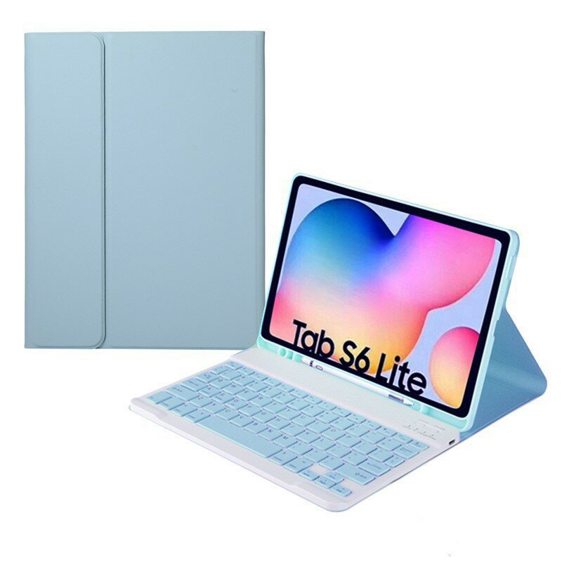 Клавиатура Bluetooth, для iPad Mini 6, небесно-голубая, квадратная