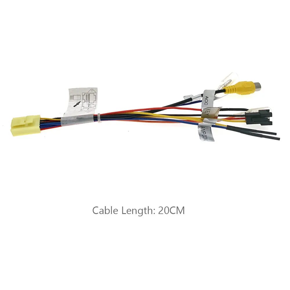 10-контактный Реверсивный RCA Amp Conp автомобильный муравьиный выход жгут проводов адаптер кабеля соединитель проводки Android радиоаксессуары