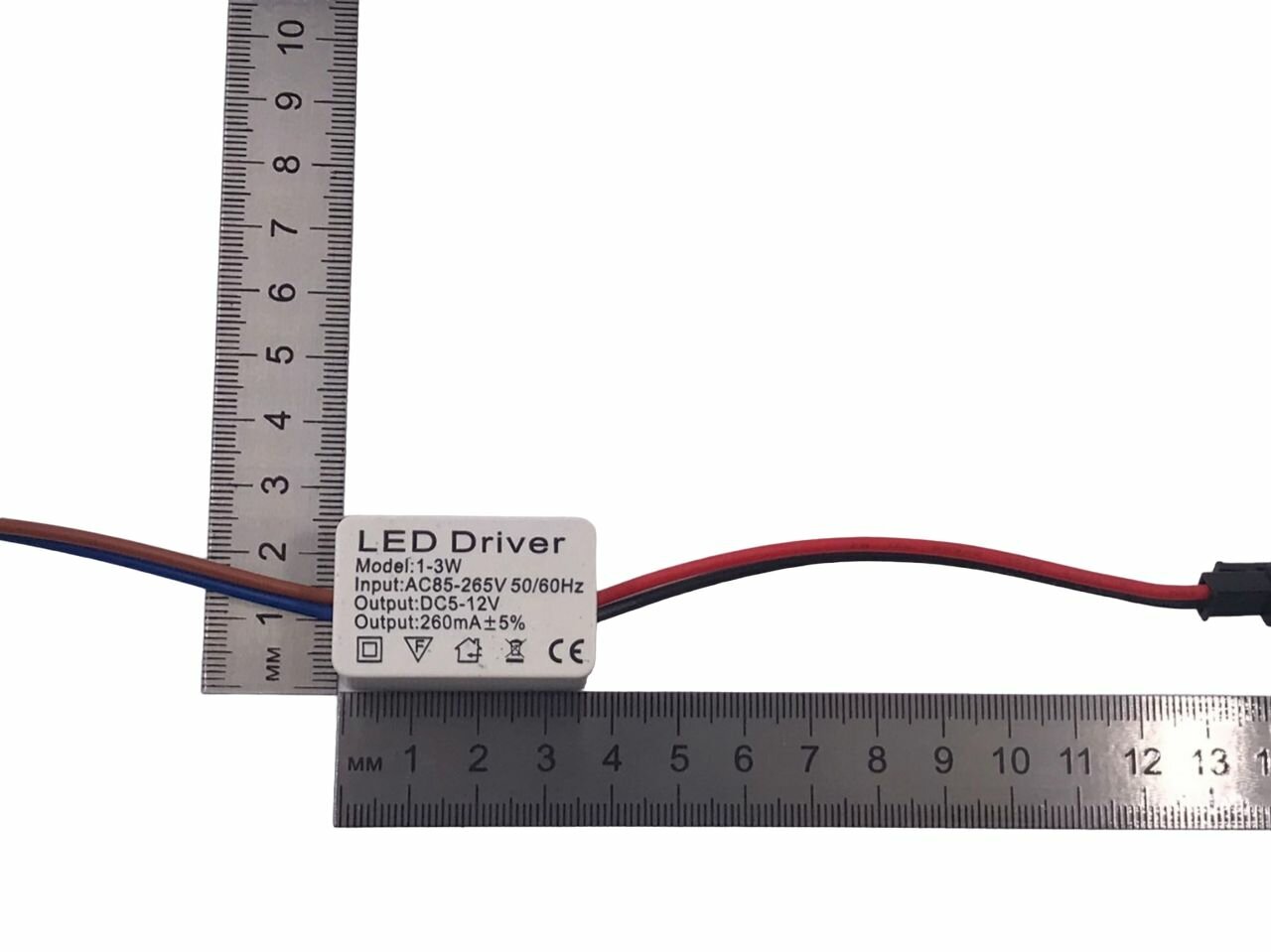Драйвер для светодиодной ленты, Блок питания для светодиодной ленты, 12В, 3 Вт, IP20