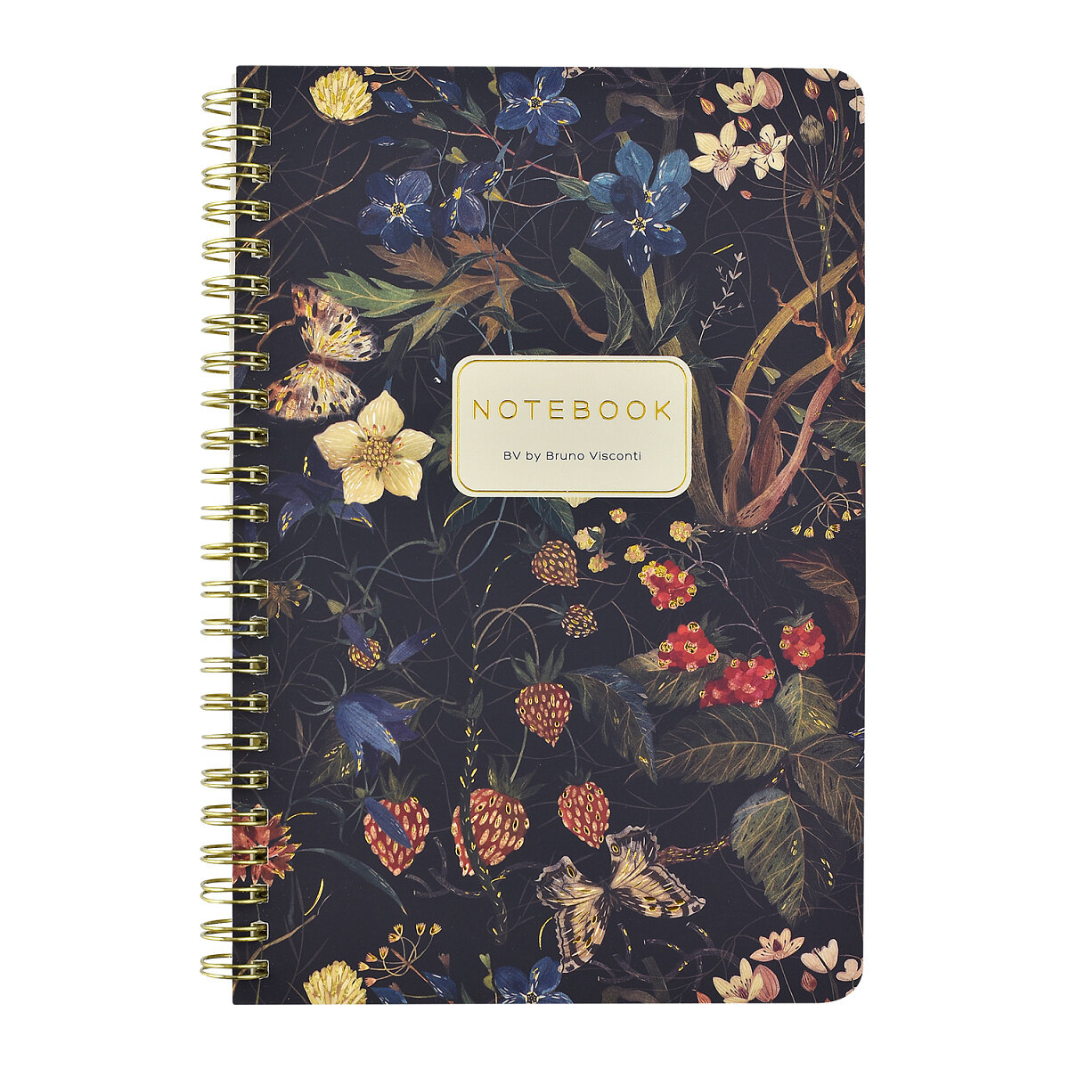 Тетрадь общая А5 на гребне Bruno Visconti "лесные ягоды" 60л. клетка