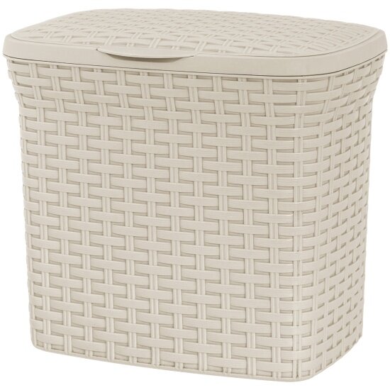 Контейнер для стирального порошка Violet Ротанг латте, 10 л