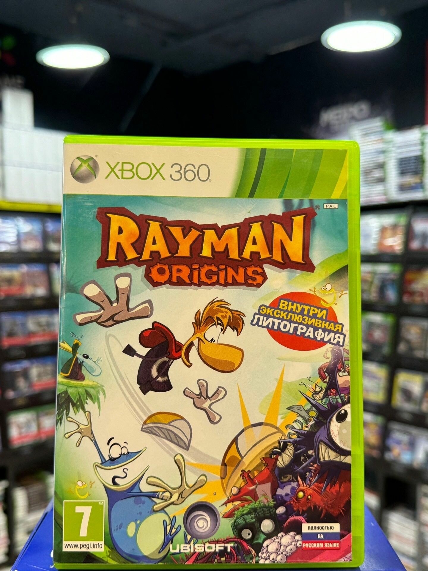 Игра Rayman Origins (Xbox 360) (Русская версия) (Box)