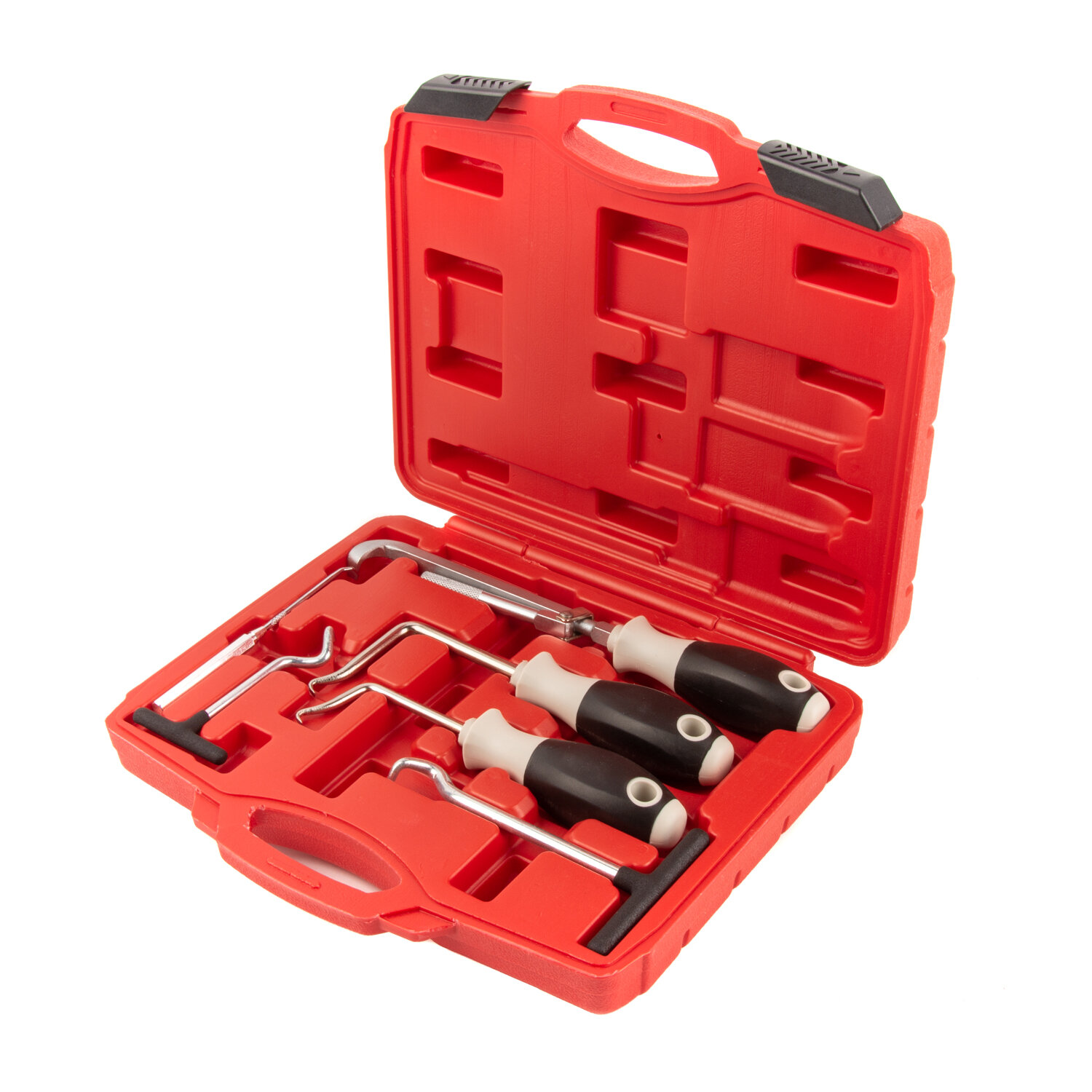 WiederKraft Набор крюков и съемников для демонтажа сальников и хомутов (6 предметов) WDK-214580