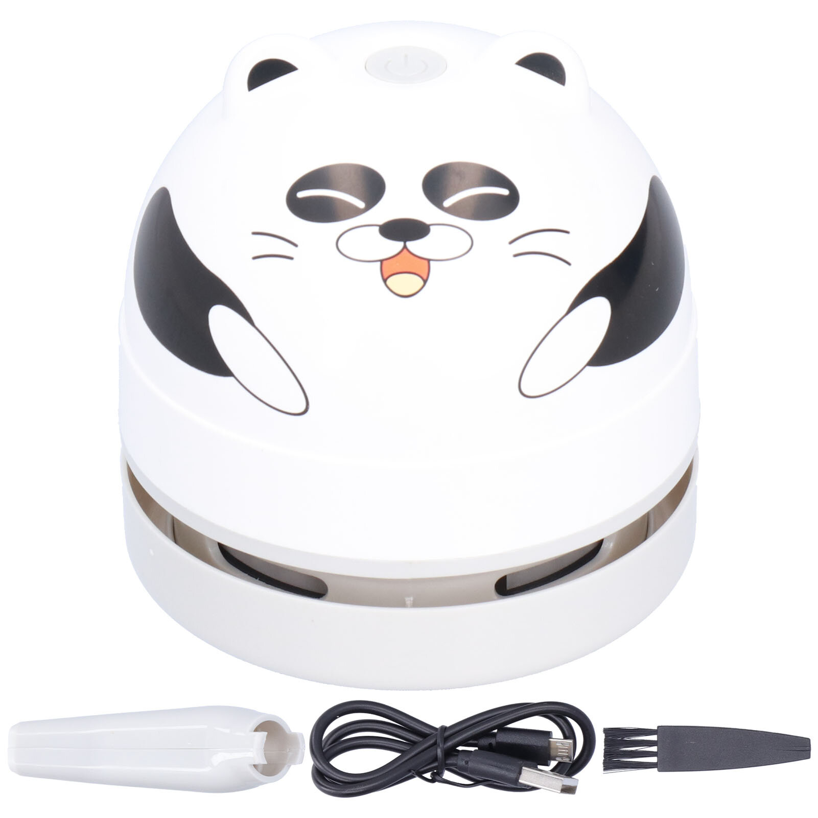 Симпатичный дизайн животных на рабочем столе пылесоса USB зарядка мини -ловчик пыли для детской пайды