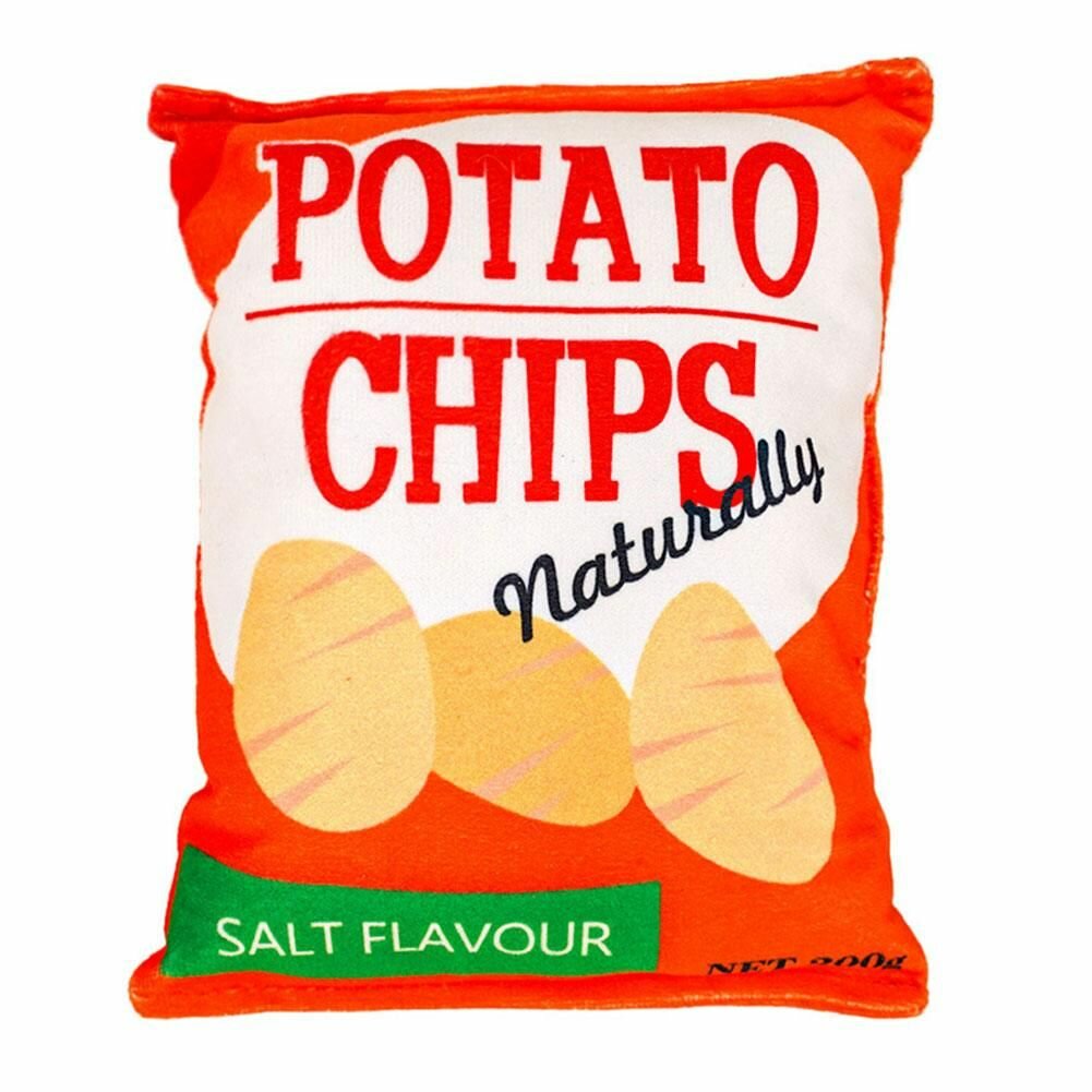 Плюшевая игрушка для собак с имитацией картофельных чипсов/плюшевая игрушка со звуком домашнего животного