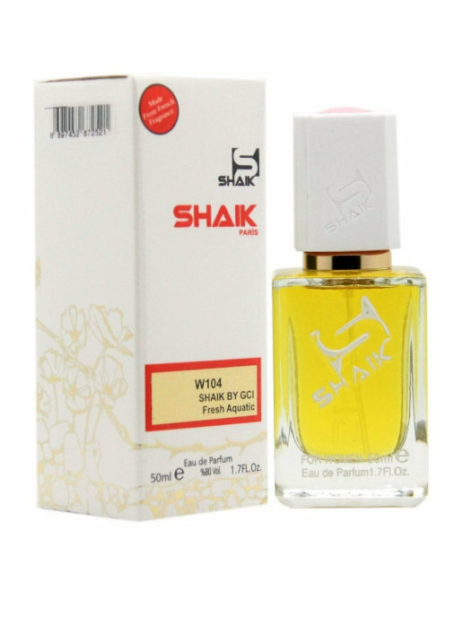 Парфюмерная вода Shaik Fresh Aquatic W104, цветочно-водяные ноты, 50мл