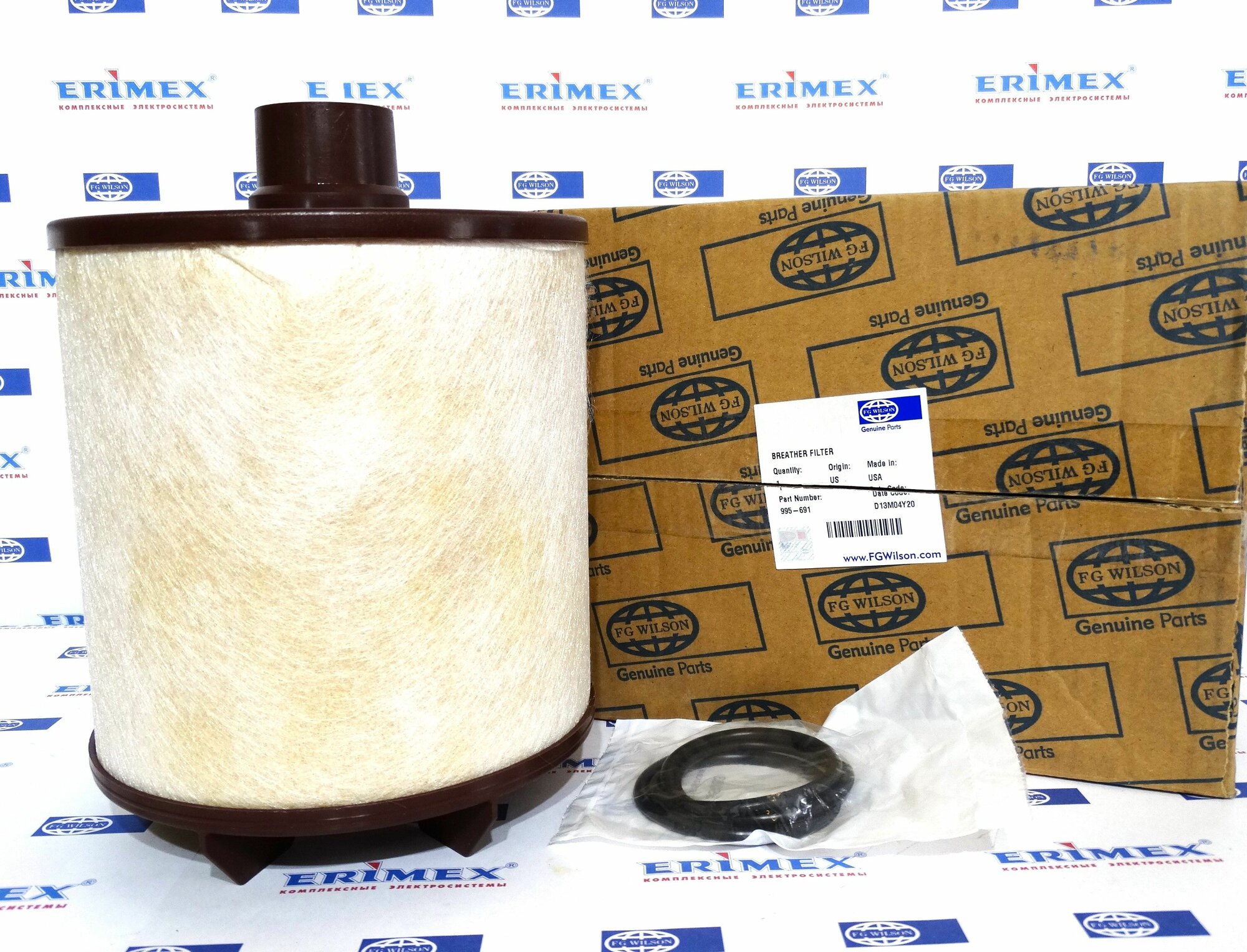 Фильтр сапуна. Оригинал FG WILSON 995-691 (Perkins SEV122/2)