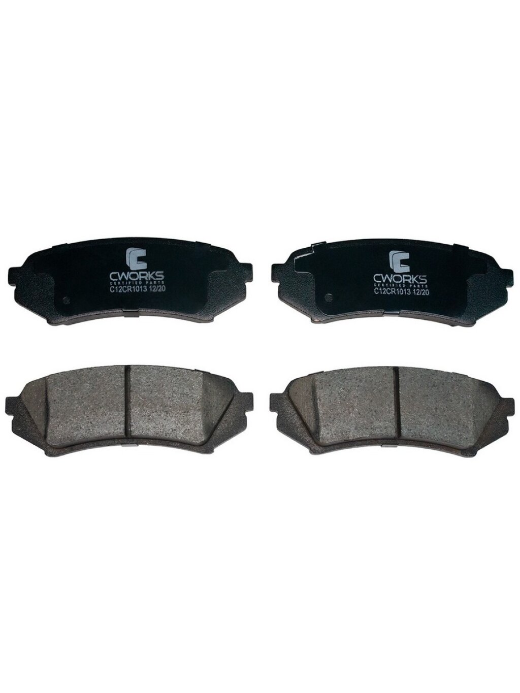 Колодки тормозные задние (Low Metallic) CWORKS C12CR1013