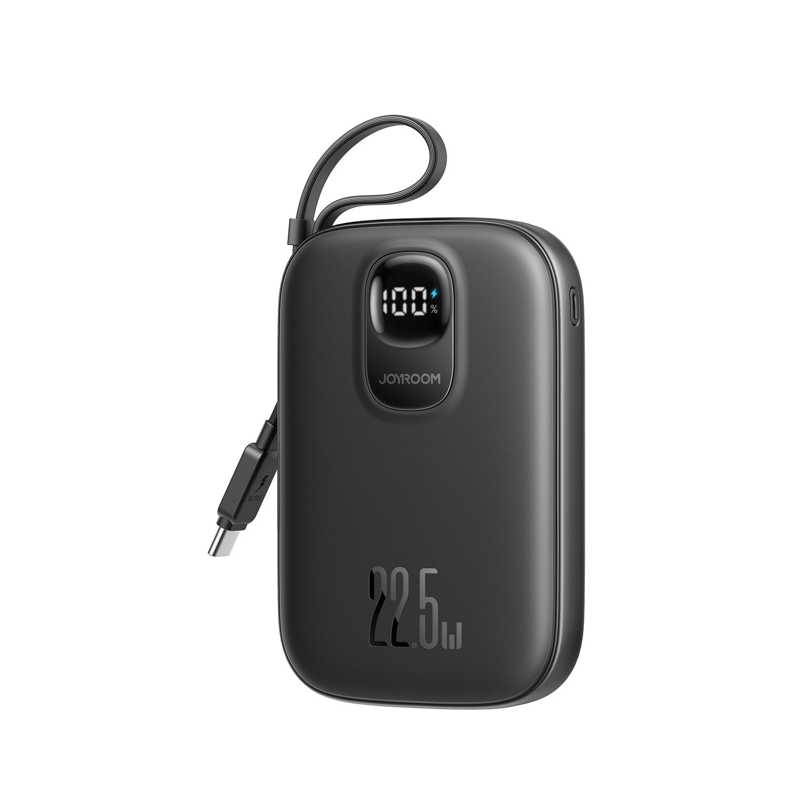 PowerBank Joyroom JR-PBF17 с встроенным кабелем (C) 10000mAh Fast Charging черный