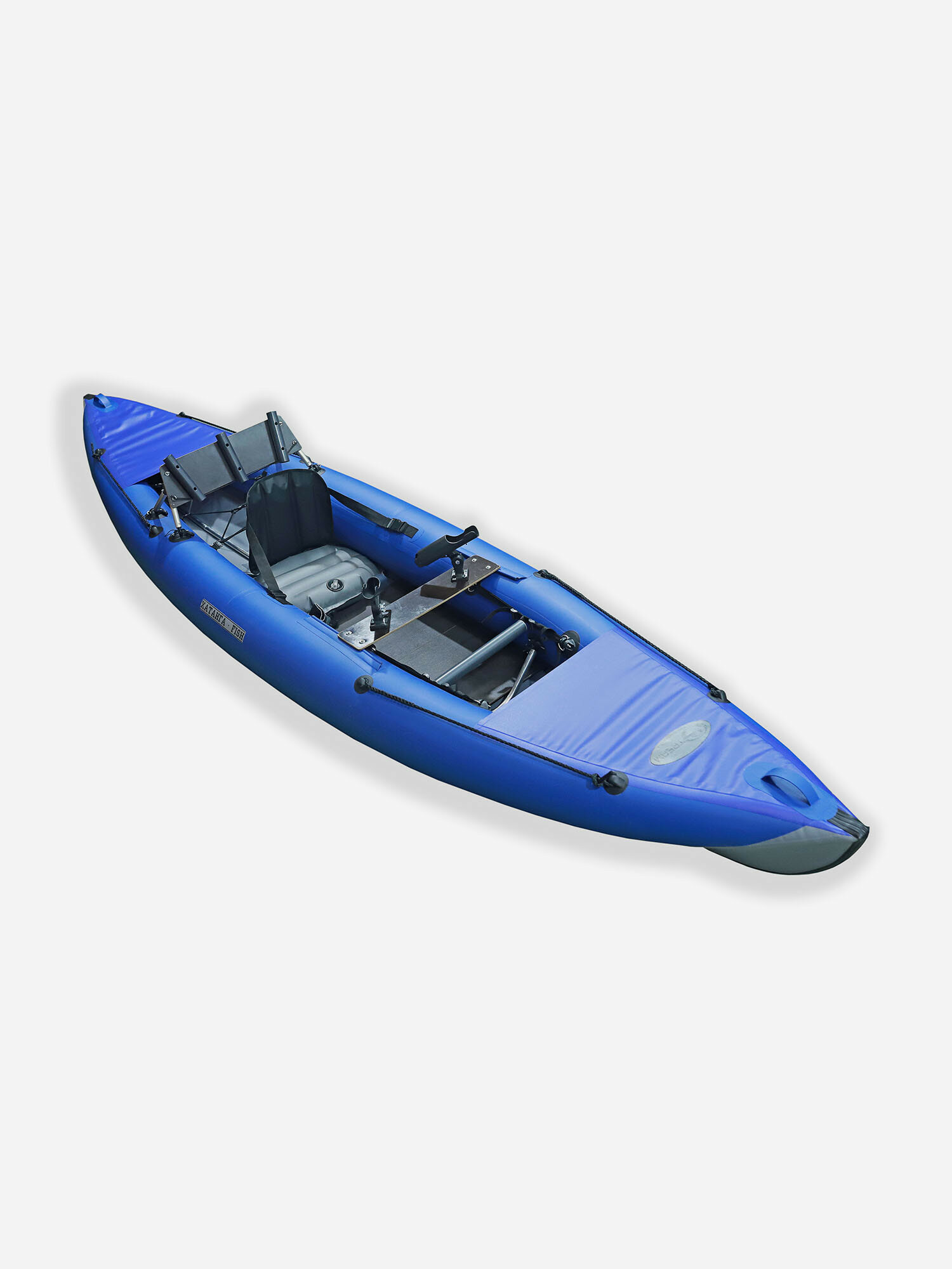 Байдарка STREAM "Хатанга-Fish", надувная, синяя, длина 400 см