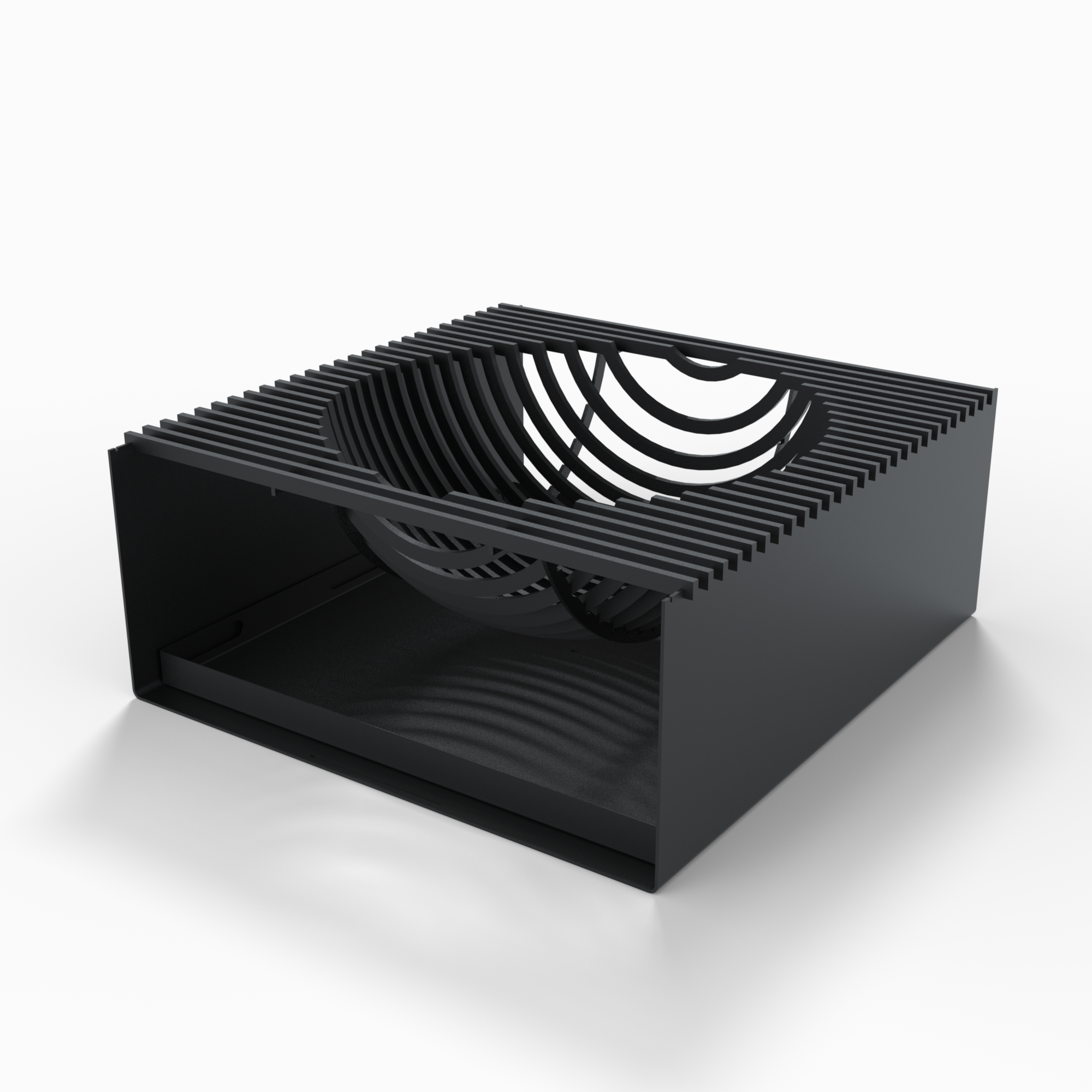 Костровая чаша - очаг Биохит Осто с термостойким покрытием, 91 см х 82 см х 35 см