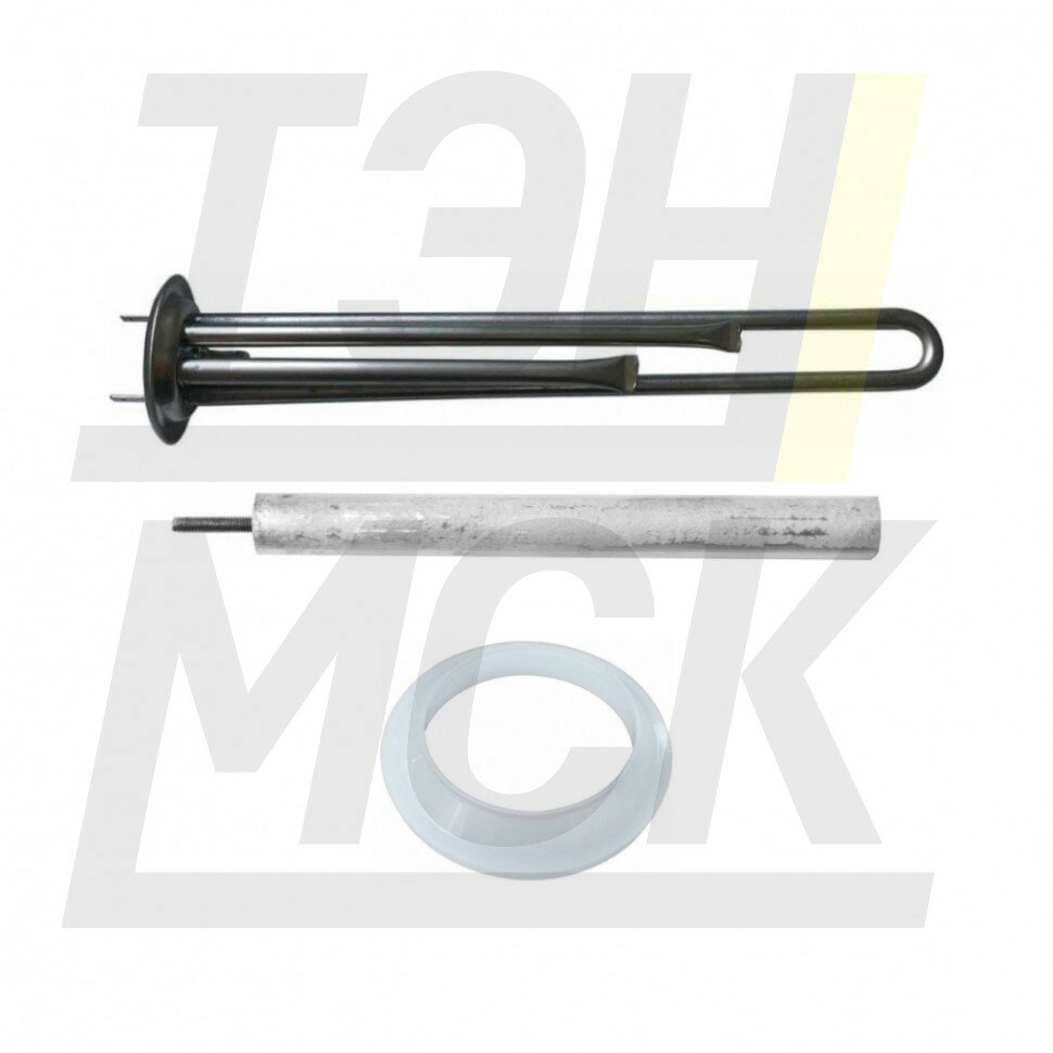 Комплект ТЭН 1,3кВт (1300Вт) RF для водонагревателя Thermex, Garanterm RZB, IF, ID + прокладка + анод, 50047K
