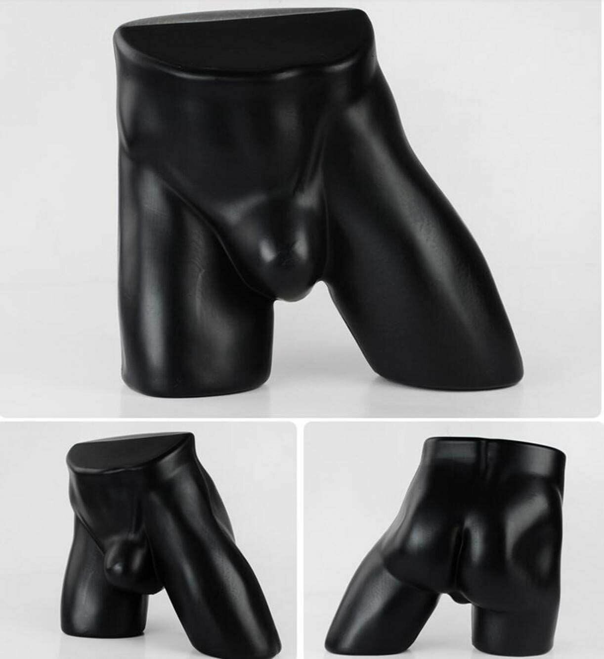 Манекен форма бедра мужчин Черный