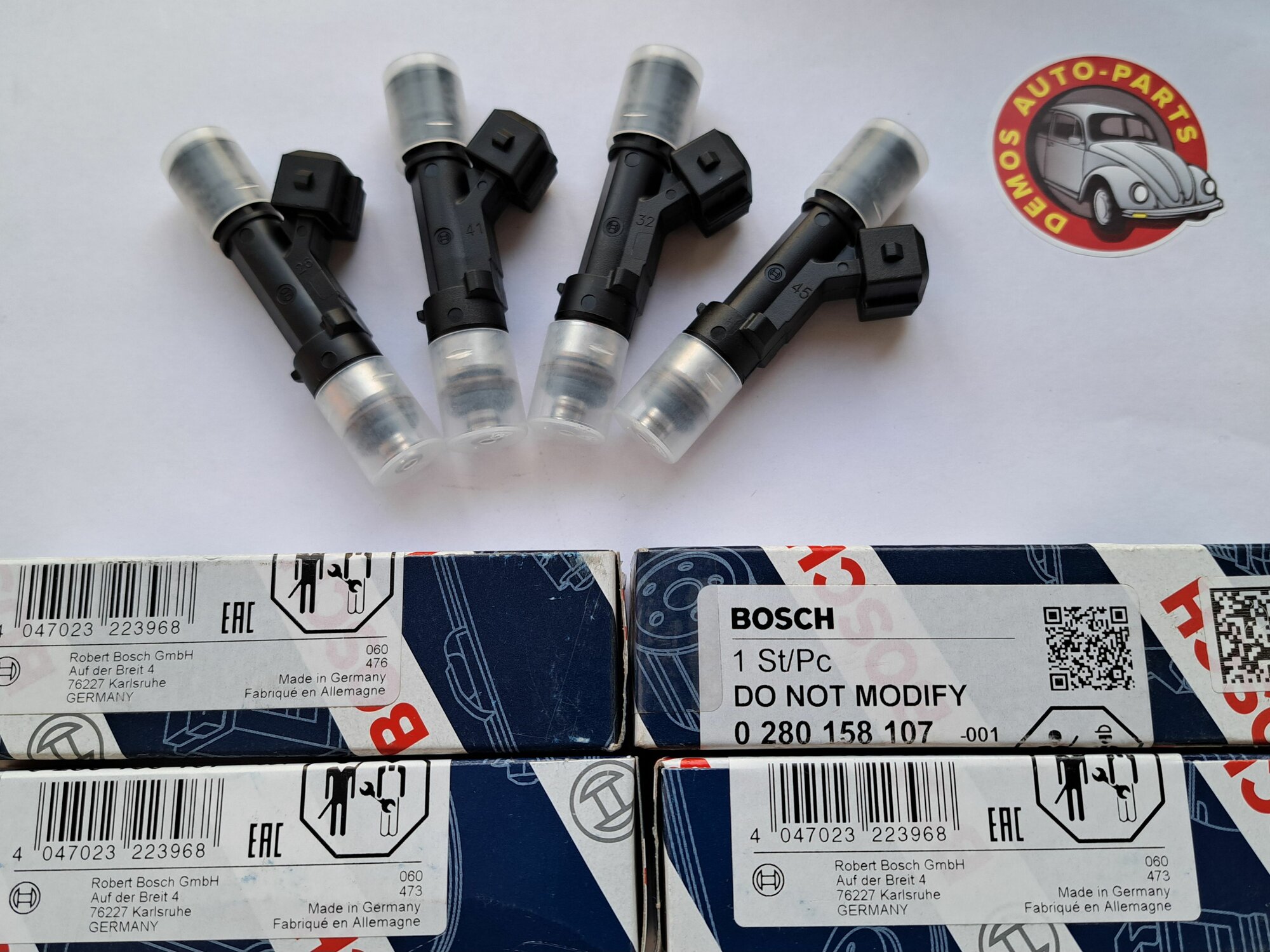 Форсунки Тагер, Роад-Партнер, Корандо, Муссо 2.3 Bosch Комплект 4шт.+ Проводка