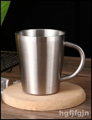 Кружка из нержавеющей стали, 260 мл, серебро