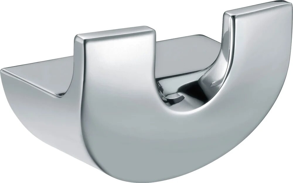 Крючок Keuco Elegance new 11613 латунный, двойной, хром, в стиле hi-tech, вешалка для полотенец в ванную