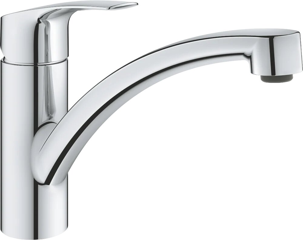Смеситель для кухни Grohe Eurosmart 30260003 с поворотным изливом, хром, глянцевый, однорычажный, латунный, с керамическим картриджем