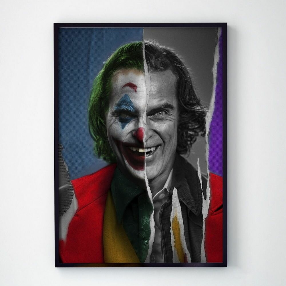 Плакат, постер Джокер (Joker) на бумаге, размер 21х30см