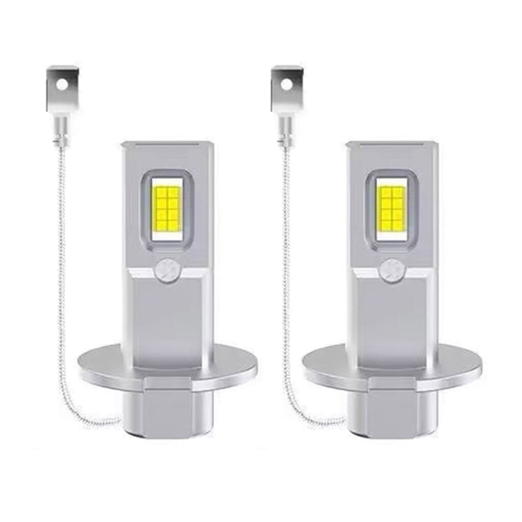 2шт Яркая Светодиодная Лампа H1 3 H7 Автомобильная Фара Мотоцикла Автоматическая Противотуманная Фара 40 Вт 9-24 В