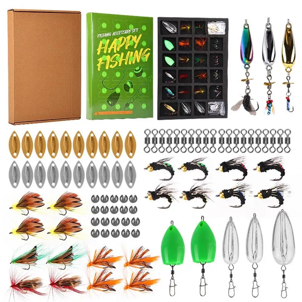 Рождественский календарь приманок для рыбалки