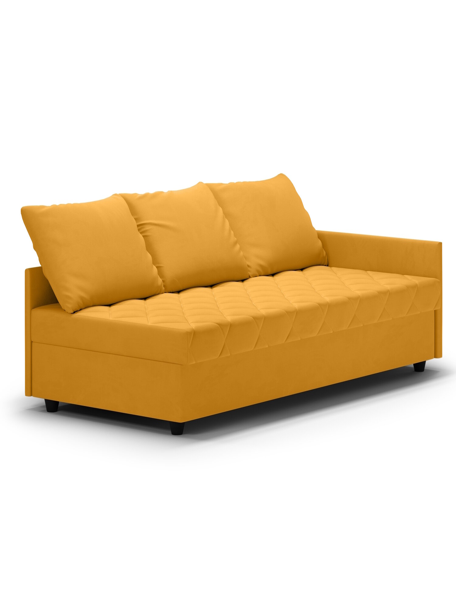 Кушетка WESTENY "ART-312 правая" 195x94x62, 90x190, 1 место, микровелюр Zara05