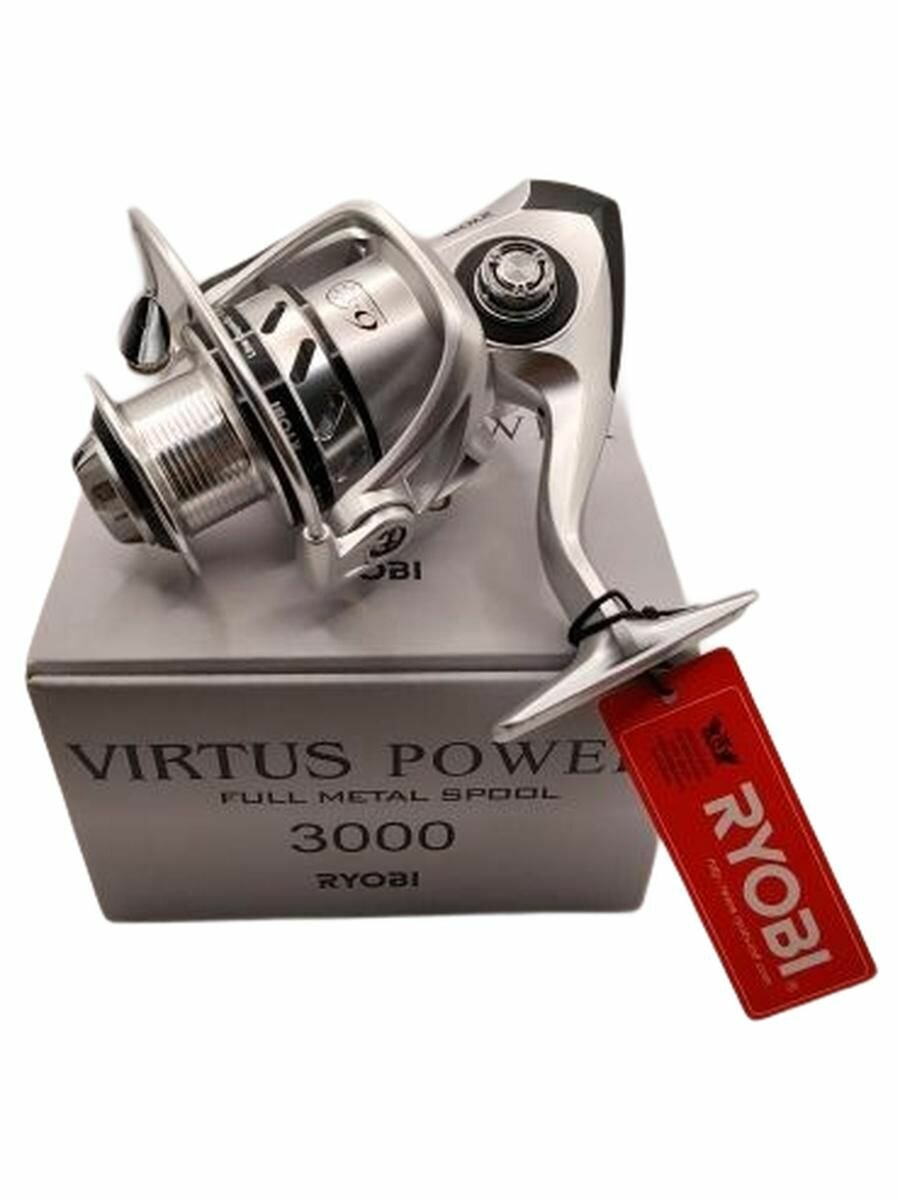 Катушка Ryobi Virtus Power 3000 обновлённая спиннинговая катушка с 6+1 подшипниками и передним фрикционом