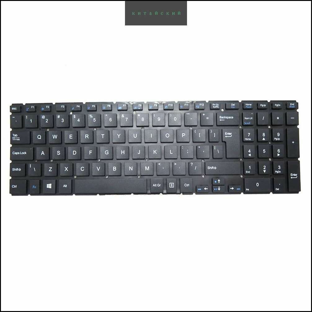 Клавиатура ноутбука MaiBenBen Xiaomai 5 5S Pro, английский, США, большой тип, черный, без подсветки, новинка