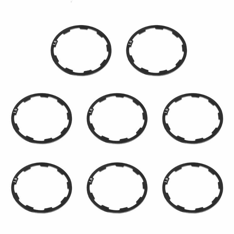8 шт. Проставки для втулки велосипеда, легкая установка, - 1MM