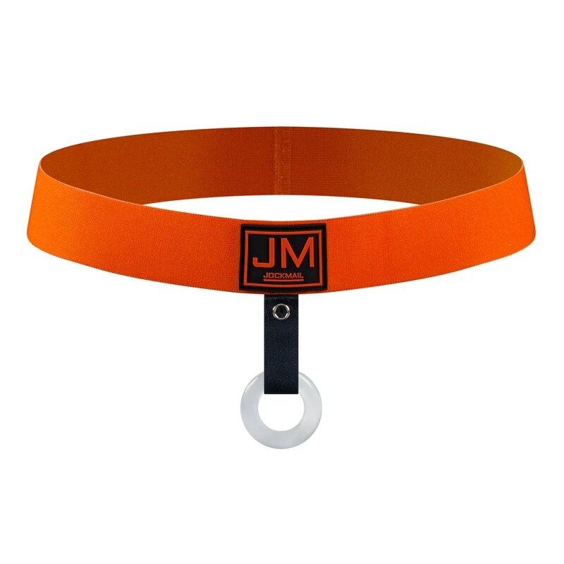 Силиконовые стринги Jockmail Оранжевый, L, JM262Orange