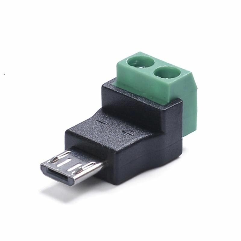 Зарядные разъемы MicroUSB к 2-контактным терминалам 5В для телефонов и игрушек