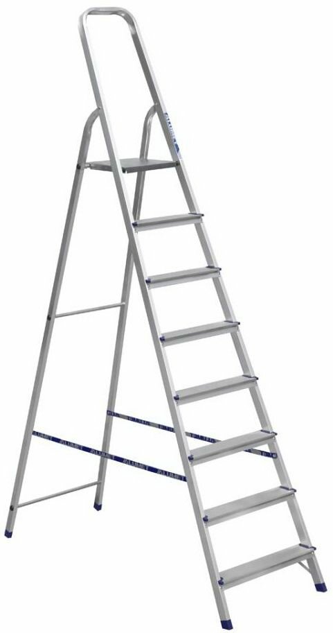 Стремянка алюминиевая ALUMET AM 708 8ступеней